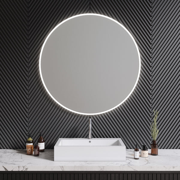 Round Full lux mirrors - Glassfactory.fi
